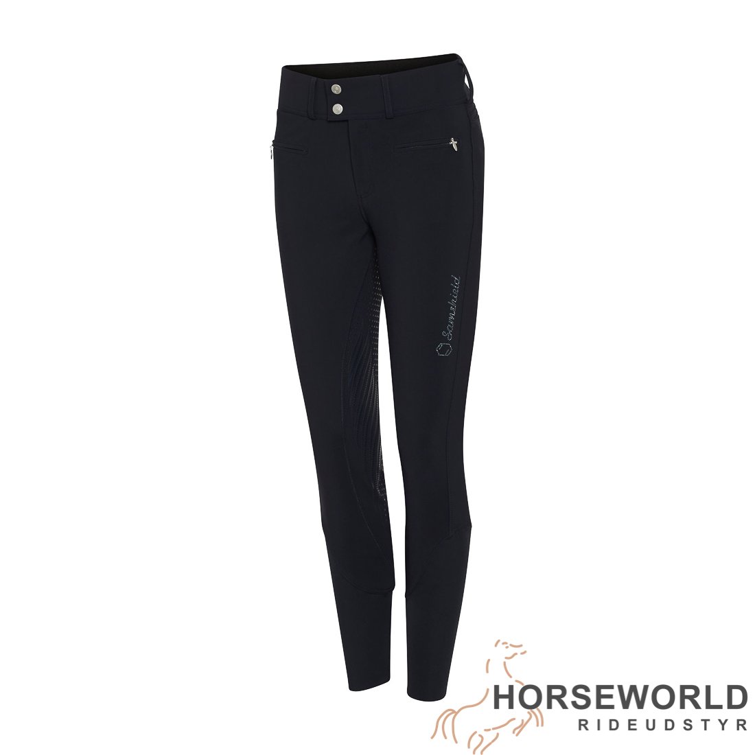 Samshield Clara Ridebukser Full Grip - Navy - Samshield - Horseworld ...